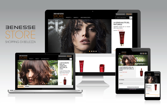 Benesse Parrucchieri e Benesse Store: dal sito vetrina all'e-commerce ...